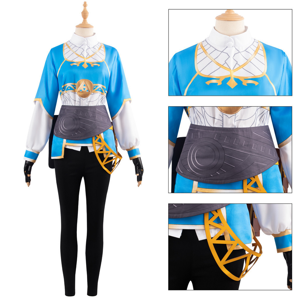 Legend of Zelda cosplay Kingdom Tears Link Princess Zelda Costume ...