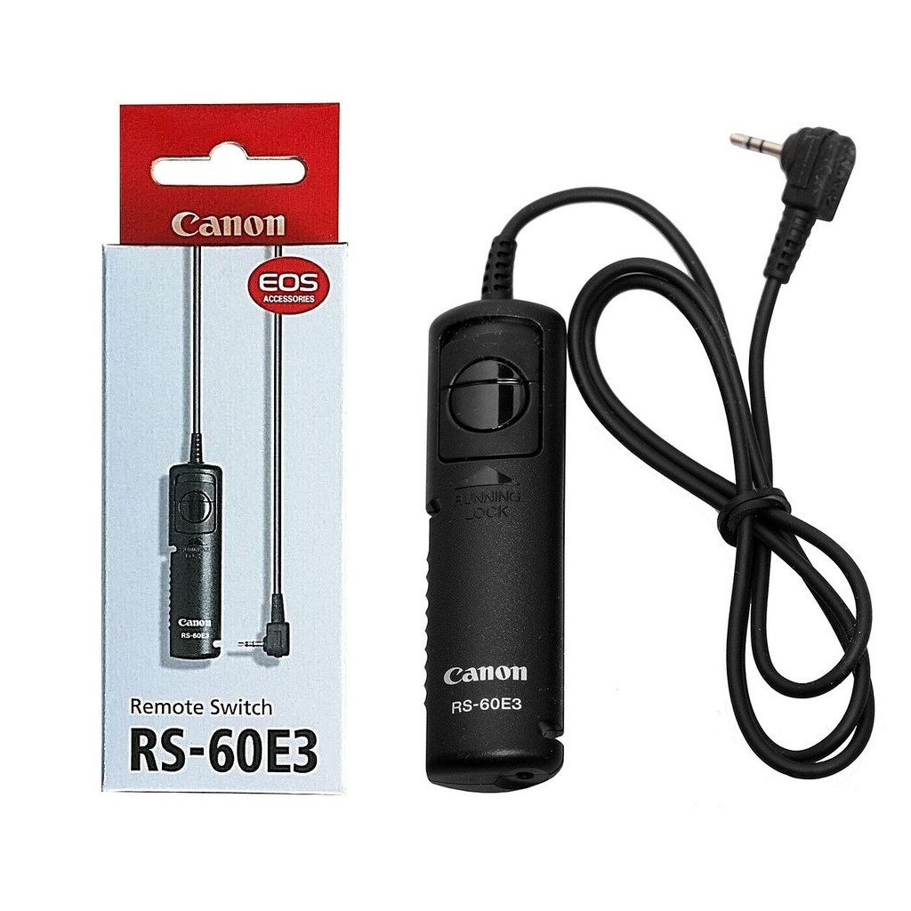 Canon RS-60E3 Wired Remote Switch (2469A002) for Canon EOS and PowerShot cameras | Shopee ...
