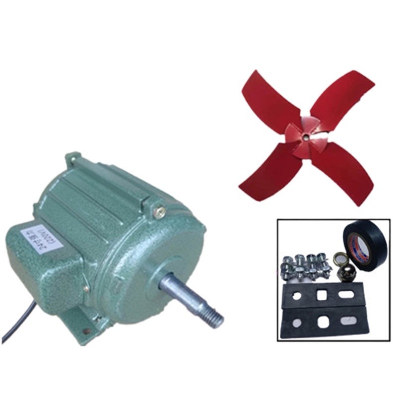 Axial flow fan motor 220V strong cylinder exhaust fan ventilation fan ...