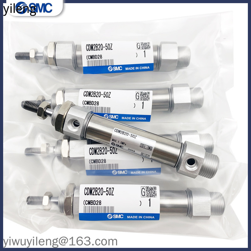 SMC Stainless steel mini cylinder CDM2B20/2532/40-25/50/75/100/125/150Z175/200AZ | Shopee ...