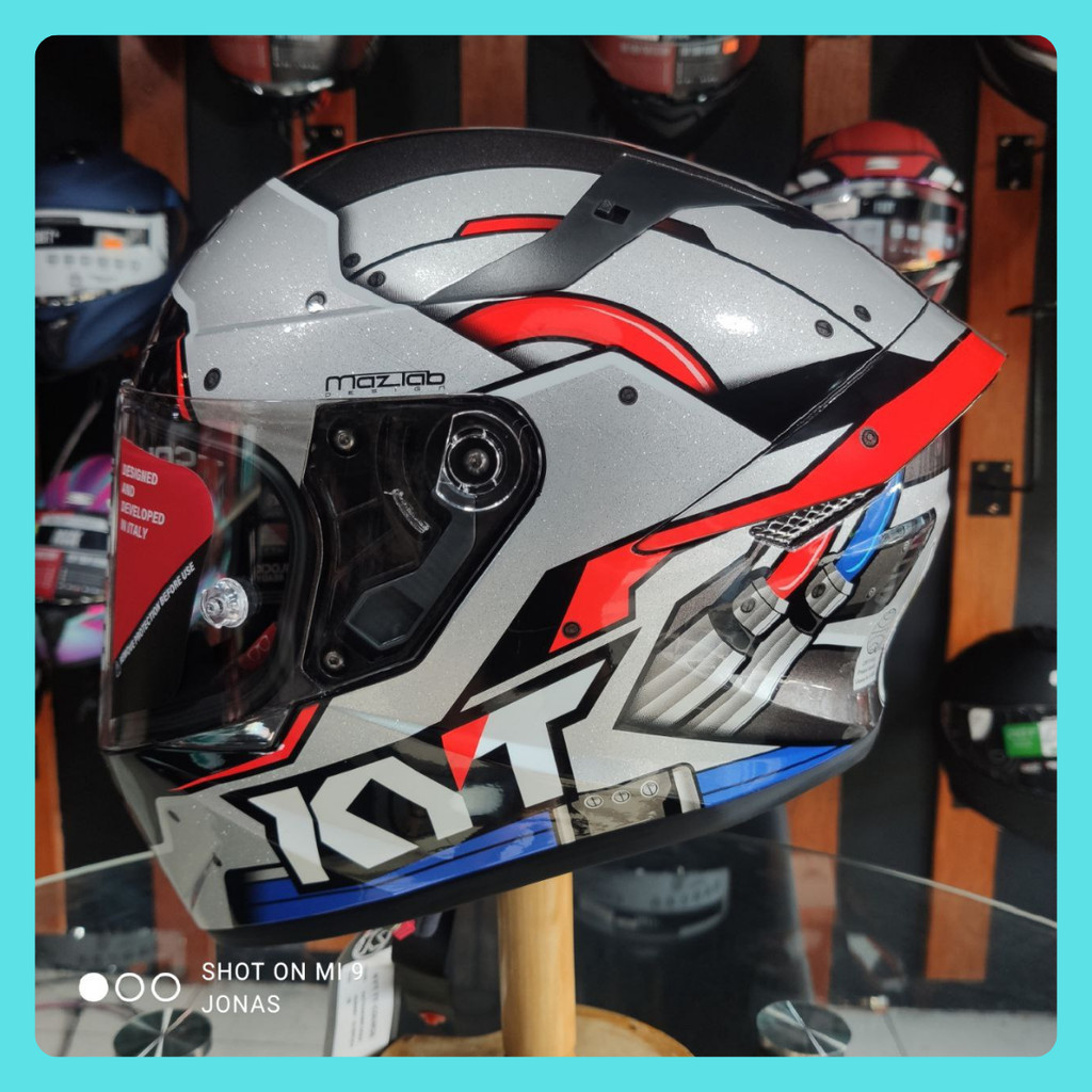 KYT tt-course space monkey single visor fullface helmet | Shopee ...