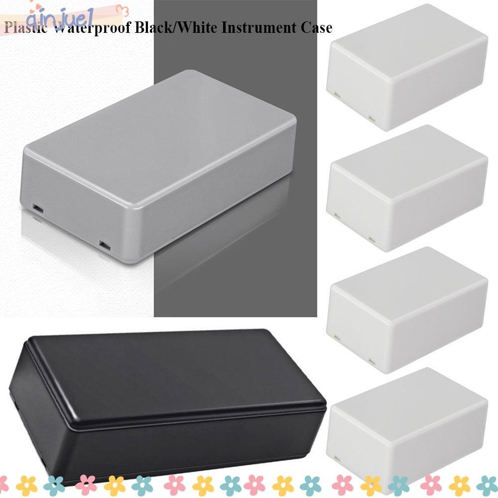 QINJUE1 Electronic Project Box Black/White ABS Plastic DIY Instrument ...