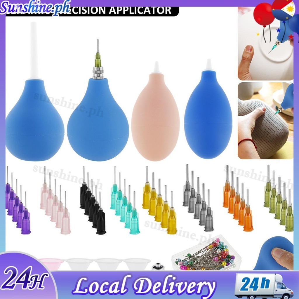 Pottery Precision Applicator Set with Plastic Steel Needles Funnel ...