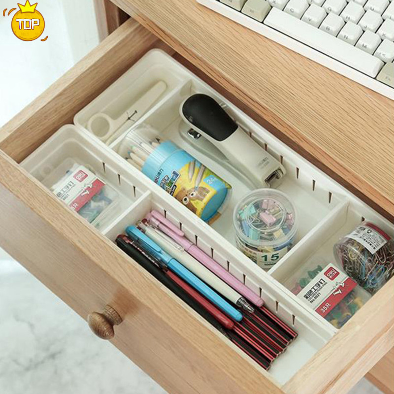 Desktop drawer storage box, separated kitchen utensils and stationery ...