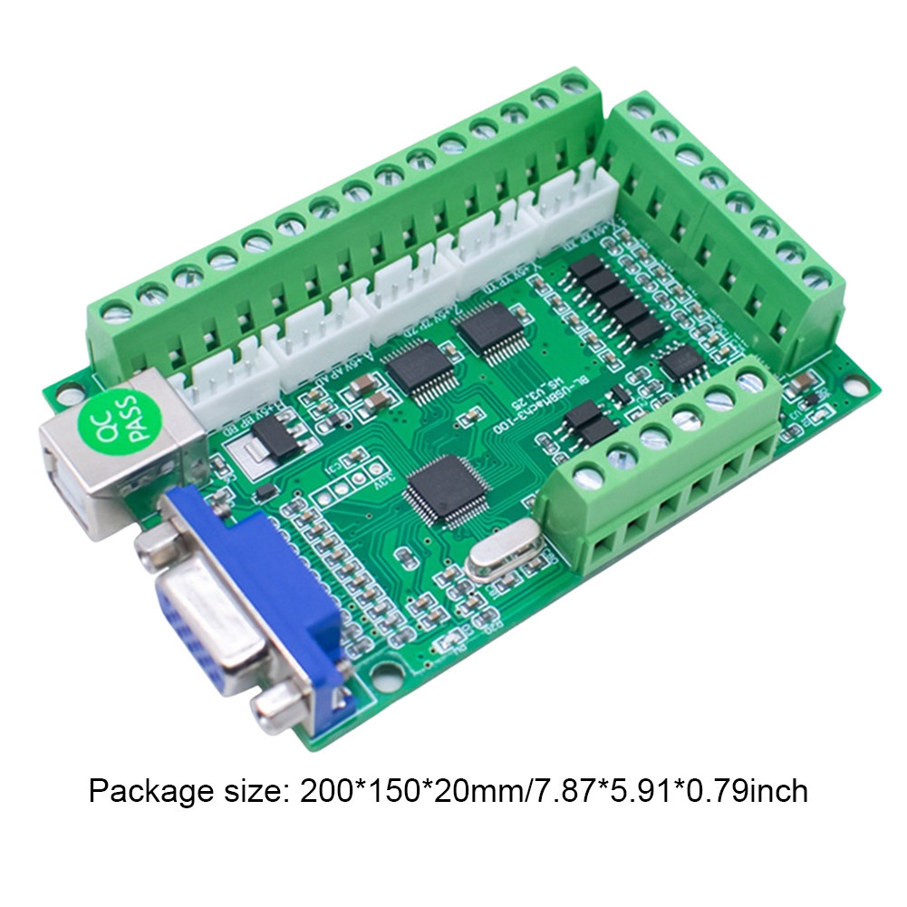 USB 5 Axis Breakout Board for Mach3 V3.25 Z Sensor Driver Motion Card ...