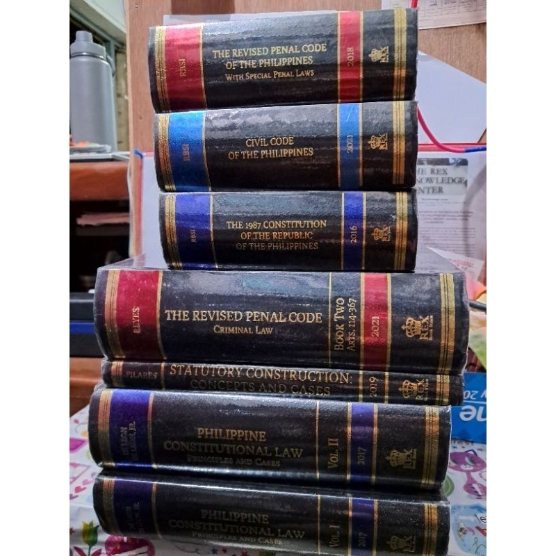 Law Books Sales Original Onhand Preloved Slightly Used Rex | Shopee ...