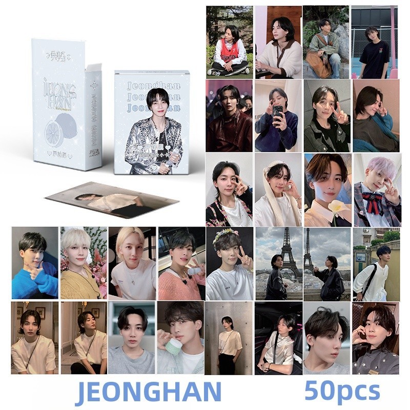 50-55pcs SEVENTEEN Holographic Laser LOMO Cards HipHop 17 IS RIGHT HERE Joshua S.Coups Hoshi ...