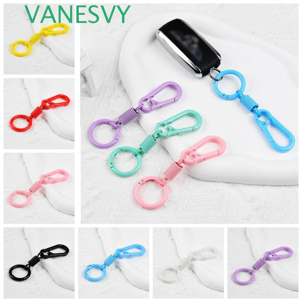 VANESVY Car Spring Key Buckle, Gourd Buckle Key Holder Colorful Key ...