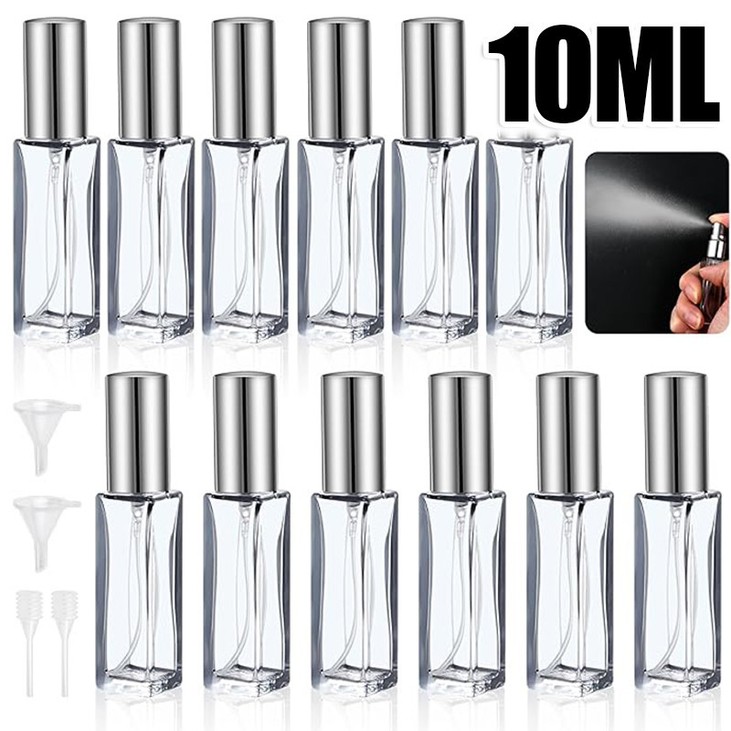 10ML Portable Glass Perfume Sprayer - Mini Leakproof Perfume Bottle ...