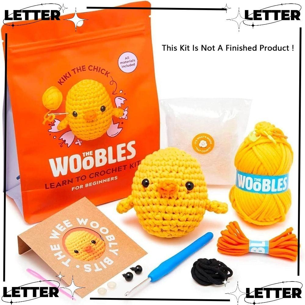 LET Crochet Stuffed Animal Kit, Beginner With Crochet Hooks DIY Crochet ...