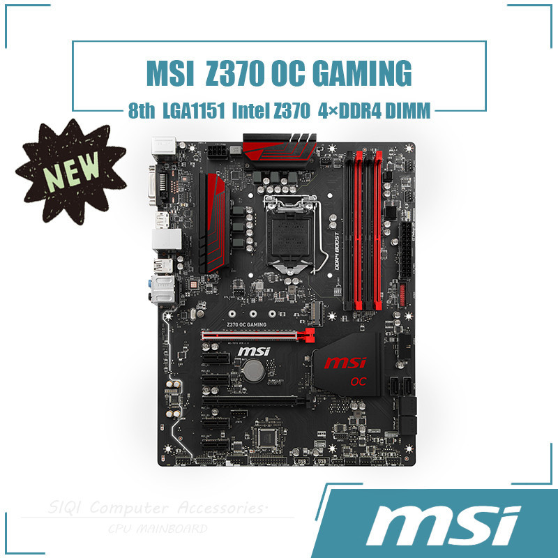 [NEW]MSI Z370 OC GAMING Motherboard LGA 1151 4×DDR4 DIMM Using Intel ...