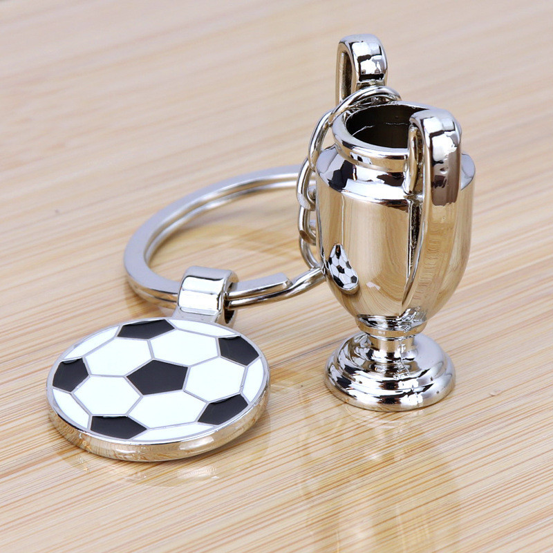 2024 Germany European Cup Football Keychain Trophy Fan Keychain Paris ...