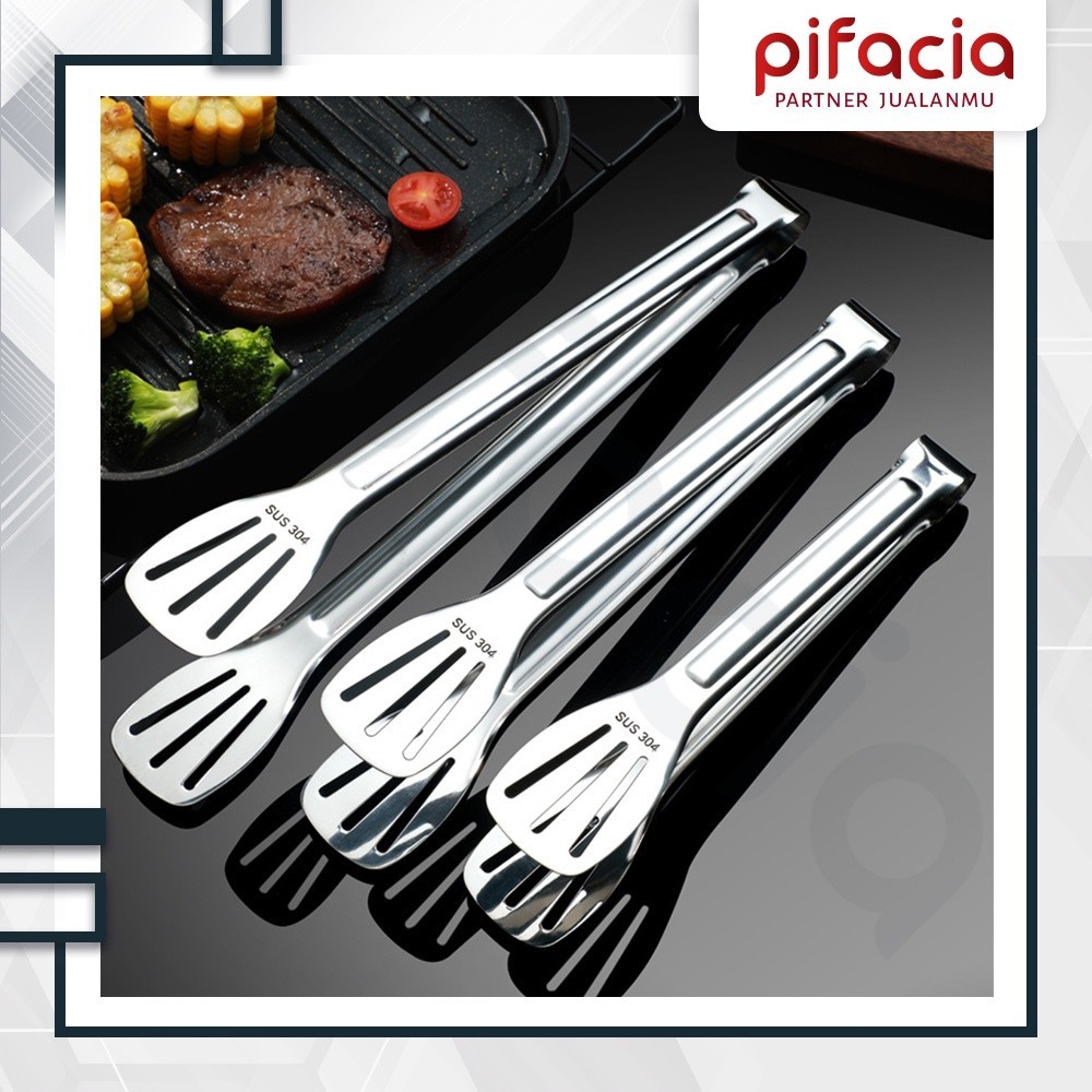 Premium Stainless Steel Grill Fried Food Tongs | Shopee Philippines