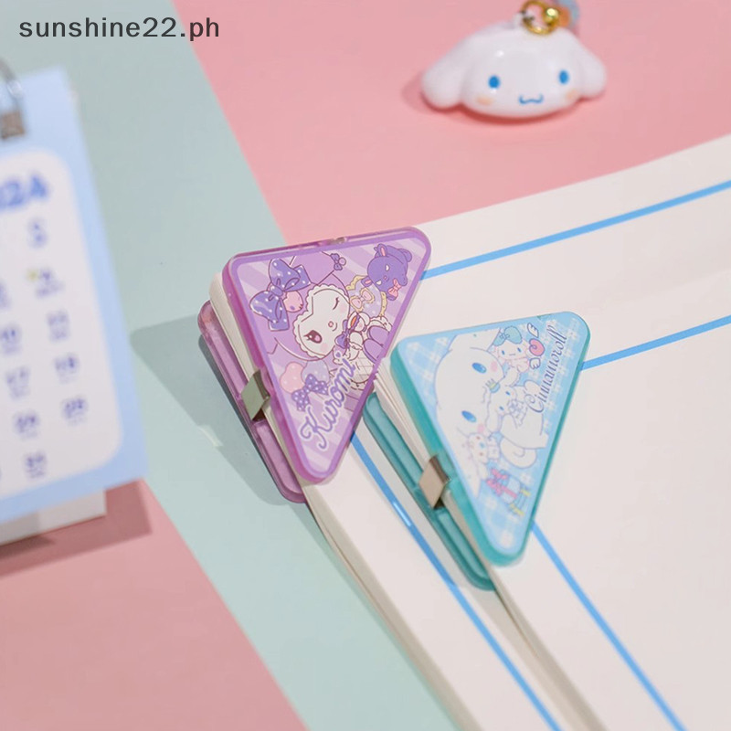 SUNSHINE22 4Pcs Kawaii Sanrio Triangle Clip Creative Corner Clip ...