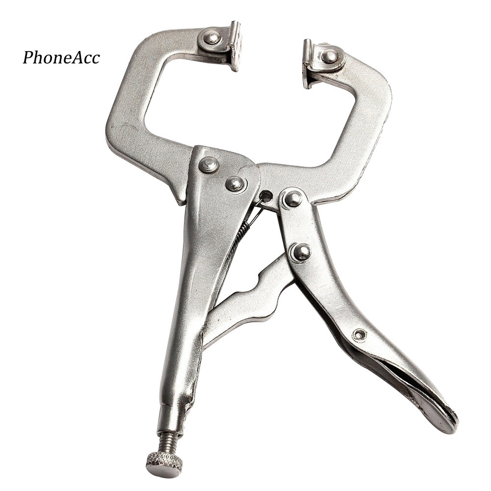 Multifunctional 6 inch Metal C-Clamp Round Mouth Vise Grip Locking ...