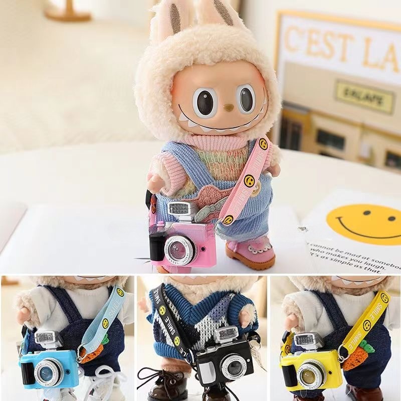 Labubu Doll 15-20cm Strap Camera 346cm BJD Doll Can Be Used with Simple ...