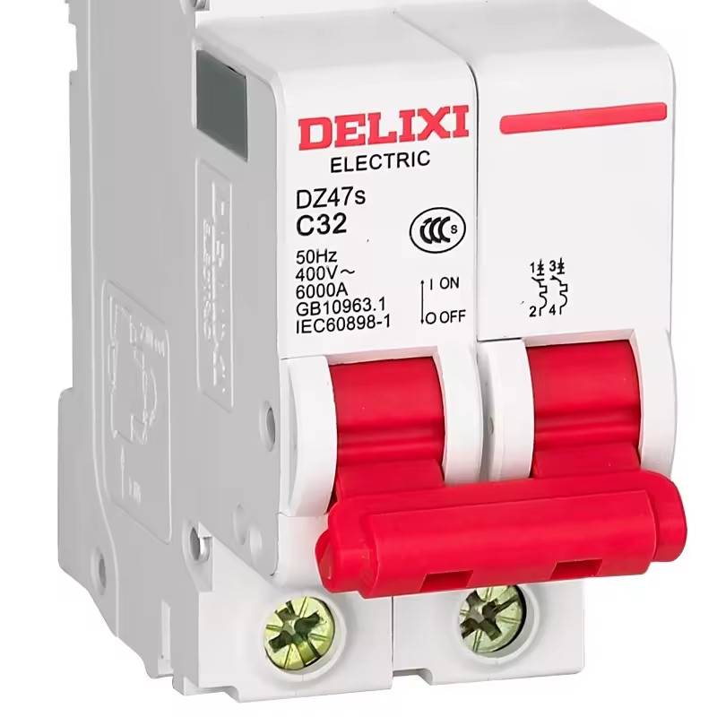 Dz47s Delisi Air Switch with Leakage Protector 32a Three-Phase Electricity Air Open Main Open ...