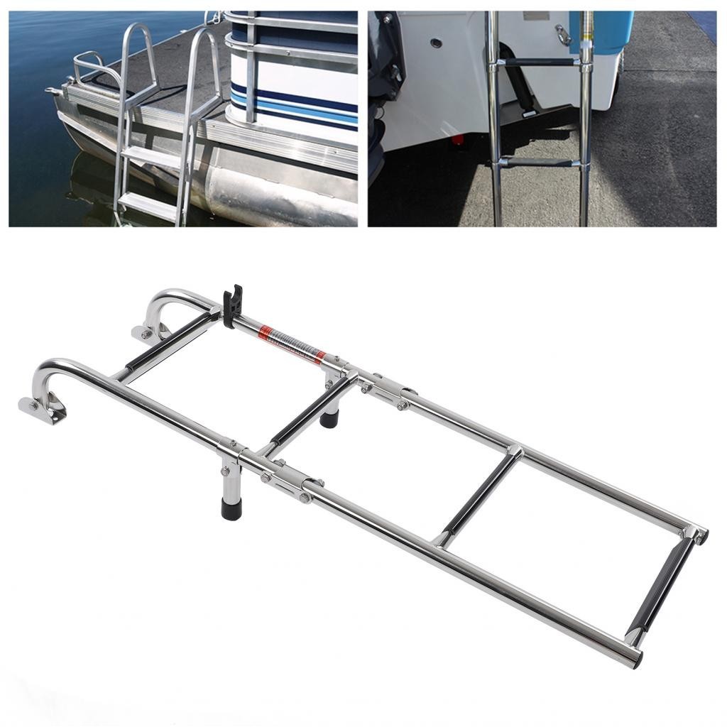 Mingxiu Boat Folding 4 Steps Ladder Pontoon Removable Ladder Stern ...