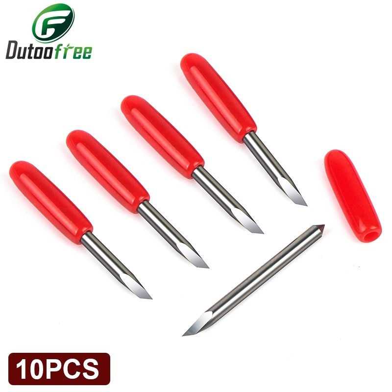 &10pcs 45 degree summa D blade cutting plotter vinyl cutter blade summa ...
