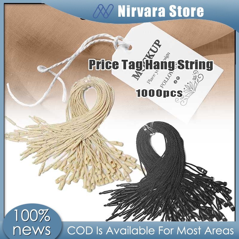 1000Pcs Universal Hang Tag Rope Tag String Cord Tag Rope Clothing Price ...