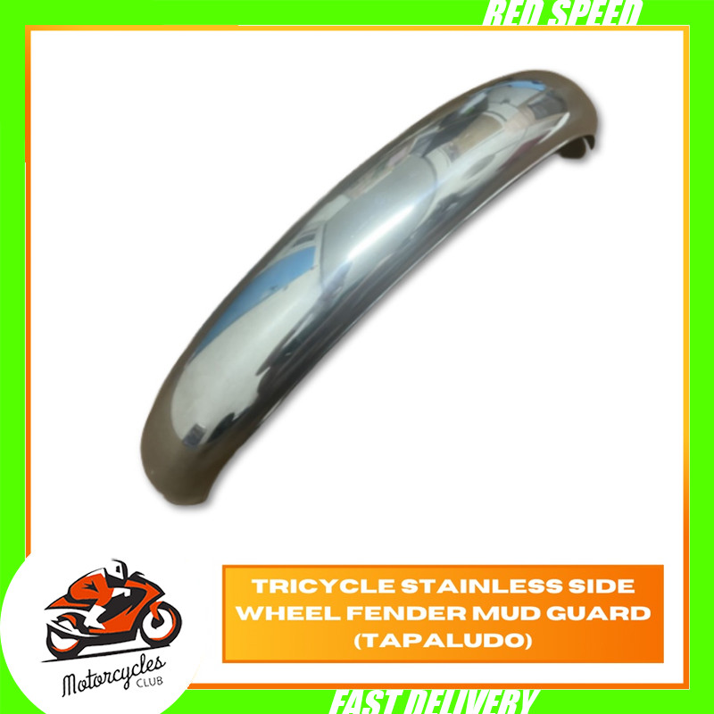 MOTORCYCLE TRICYCLE SIDE WHEEL FENDER MUD GUARD STAINLESS Tapaludo ...