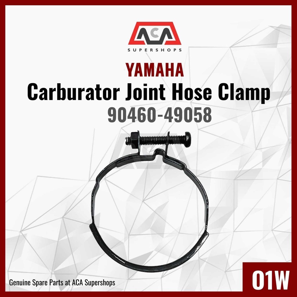 O1W Carburator Joint Hose Clamp ( 90460-49058 ) (YAMAHA GENUINE PARTS ...