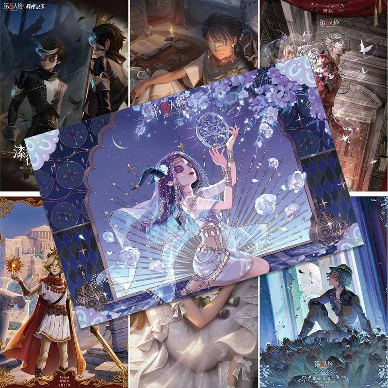 30-Piece Identity V A5 Poster Set Dorm Room Wall Stickers Anime Decor ...