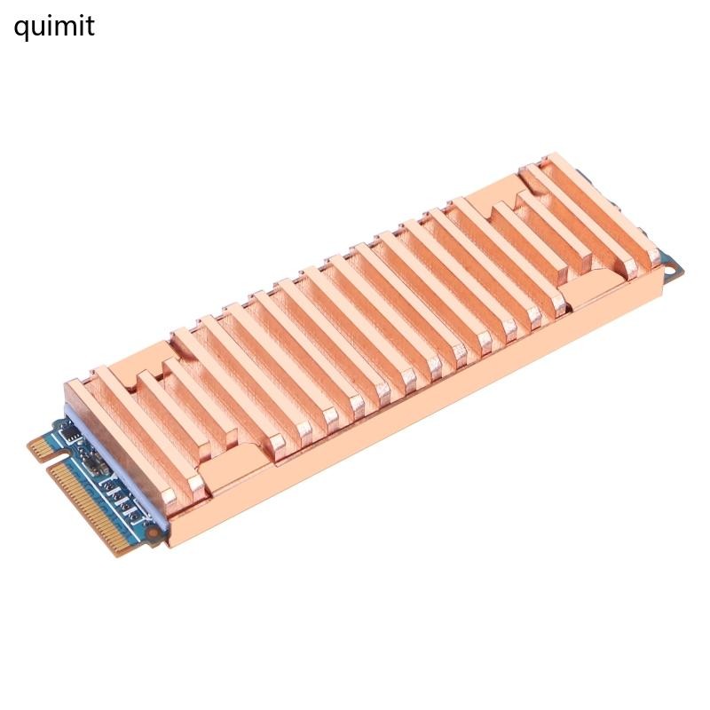 QUIM Pure Copper Heatsink Cooler Heat Sink Thermal Conductive Adhesive ...