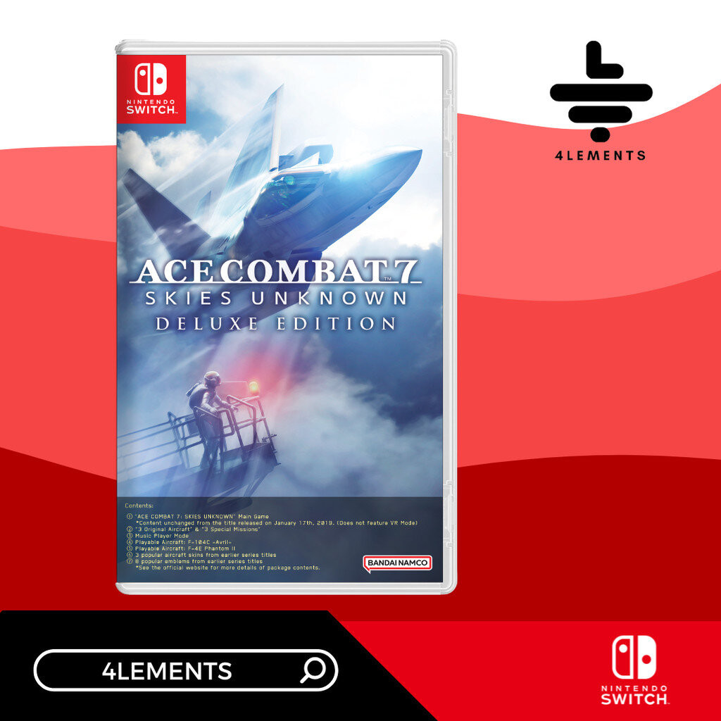 SWITCH ACE COMBAT 7 SKIES UNKNOWN DELUXE EDITION (GAME) (ENG) | Shopee ...