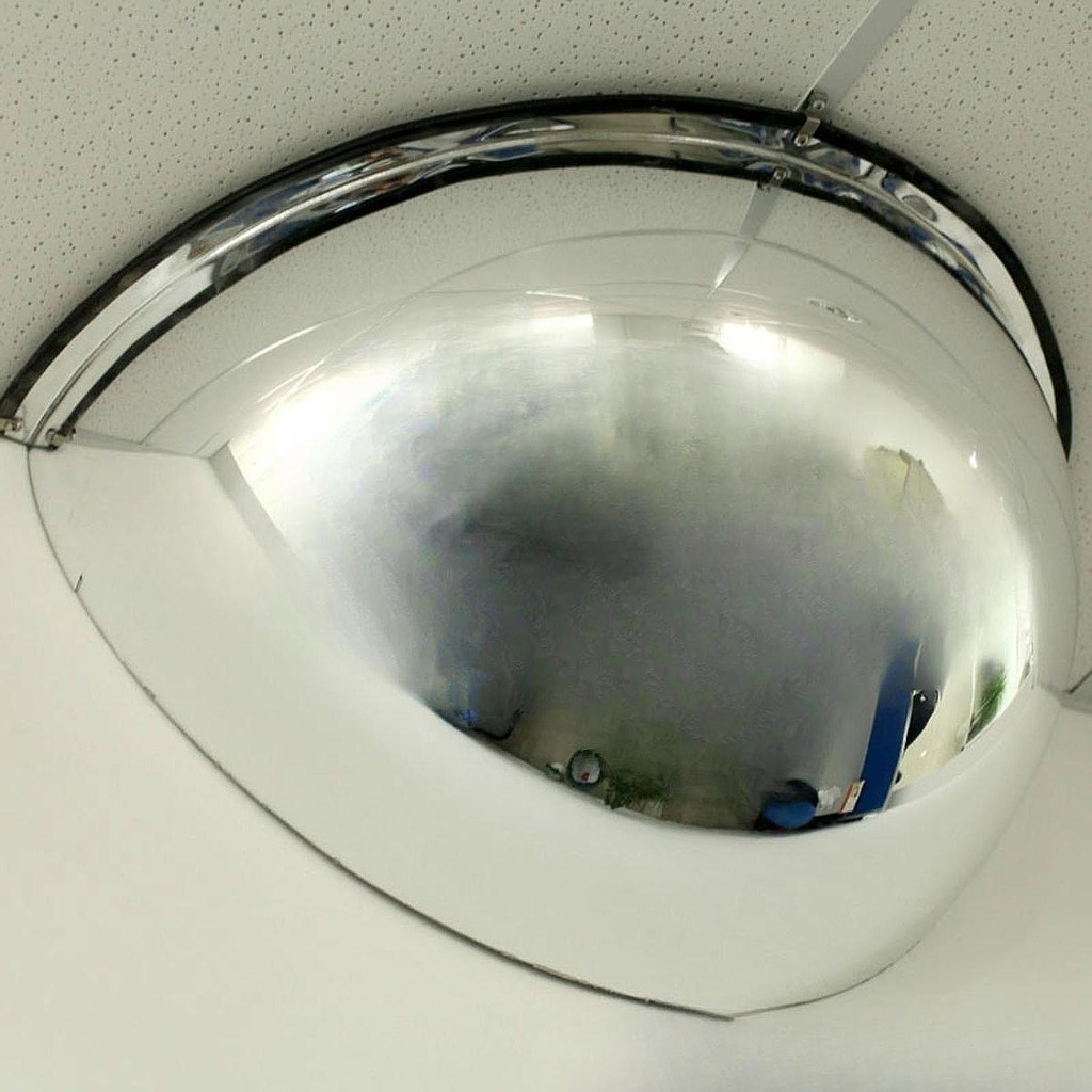 [ehoyoxadj] Half Dome Mirror, Half Convex Mirror, Security Wall Mount ...