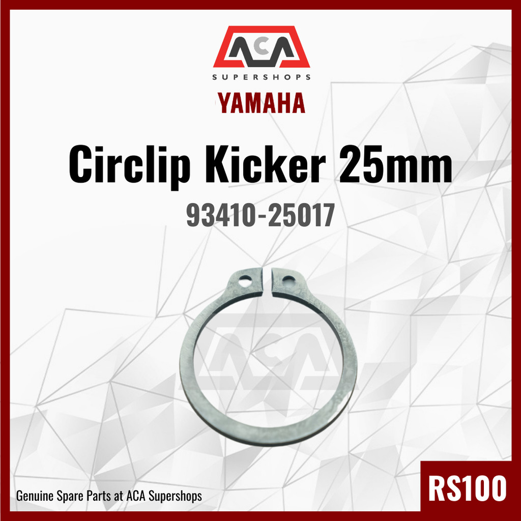 RS100 O CIRCLIP KICKER 25mm (93410-25017) YAMAHA GENUINE PARTS | Shopee ...
