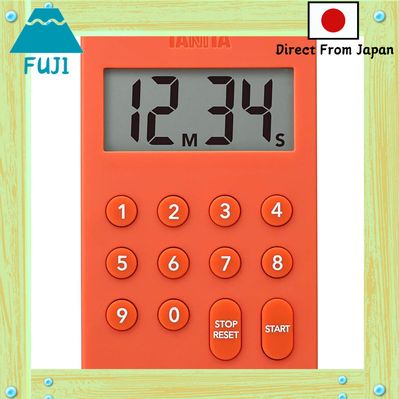 Tanita Kitchen Study Timer with Magnet - Waterproof 100-Minute Digital ...