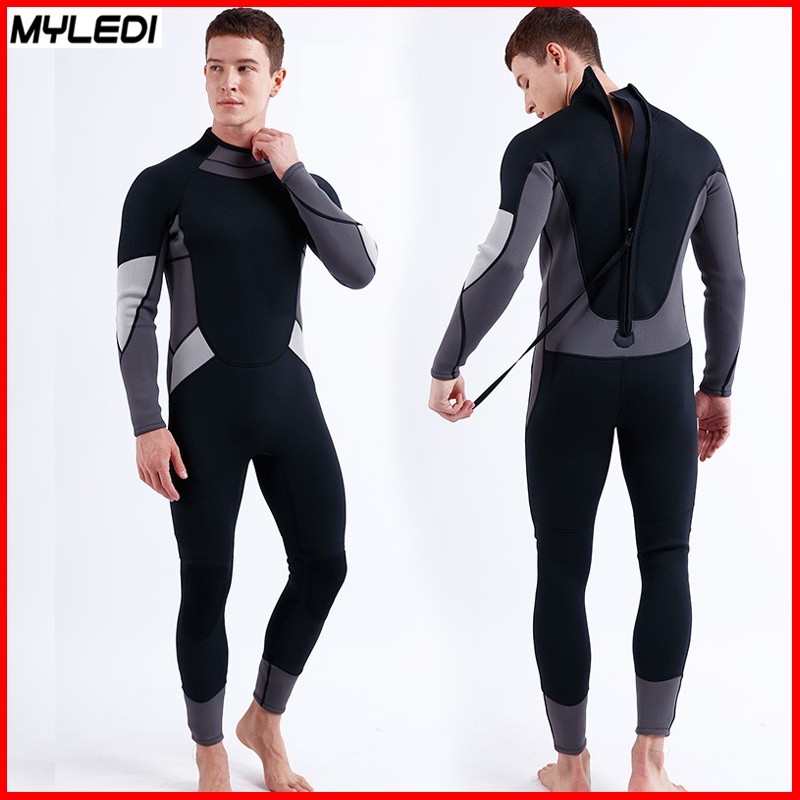 Ready Stock Special Offer MYLEDI 3mm Diving Suit Men's Neoprene One ...