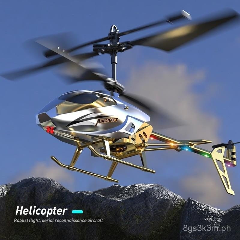 Remote Control Airplane Helicopter Children's Fixed Height Drone Crash ...