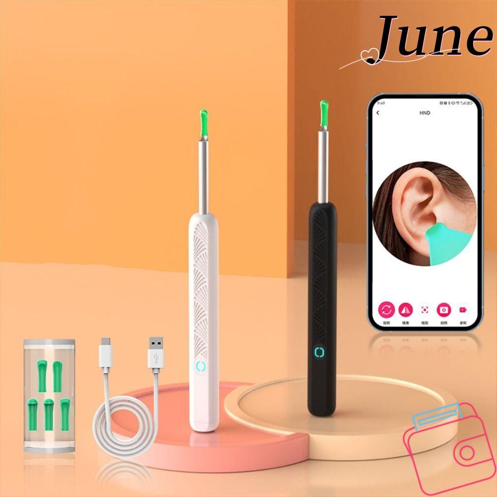 JUNE Visual Ear Cleaner, Hd Ear Sticks Ear Cleaner Kit, With Camera ...