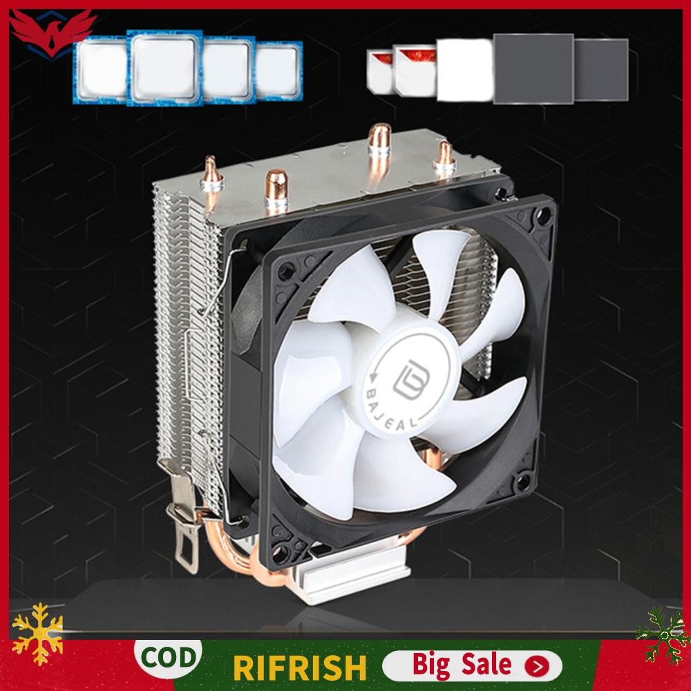 [Rifrish.ph] CPU Cooler 3PIN Silent RGB Fan for Intel LGA775 1150/1151 ...