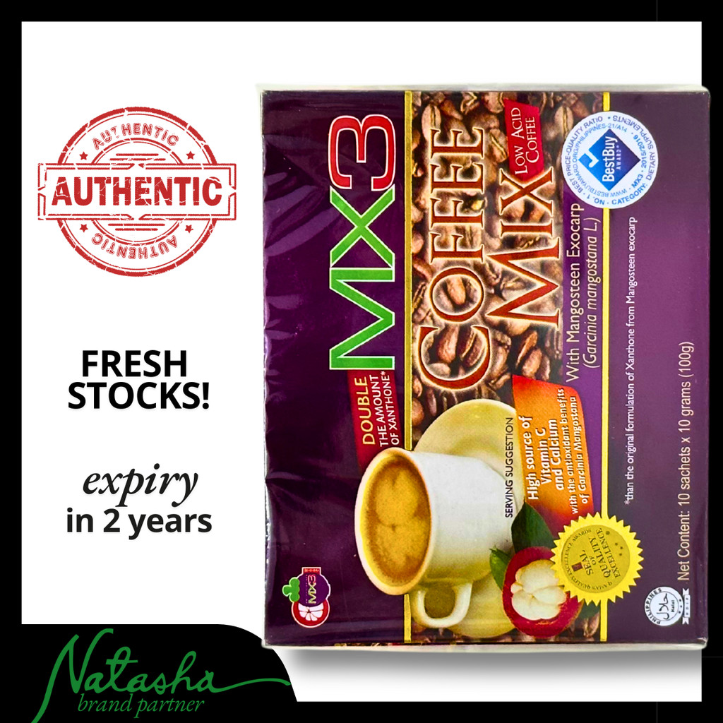 Mx3 Coffee Mix With Mangosteen Exocarp by Natasha co-brands | Shopee Philippines