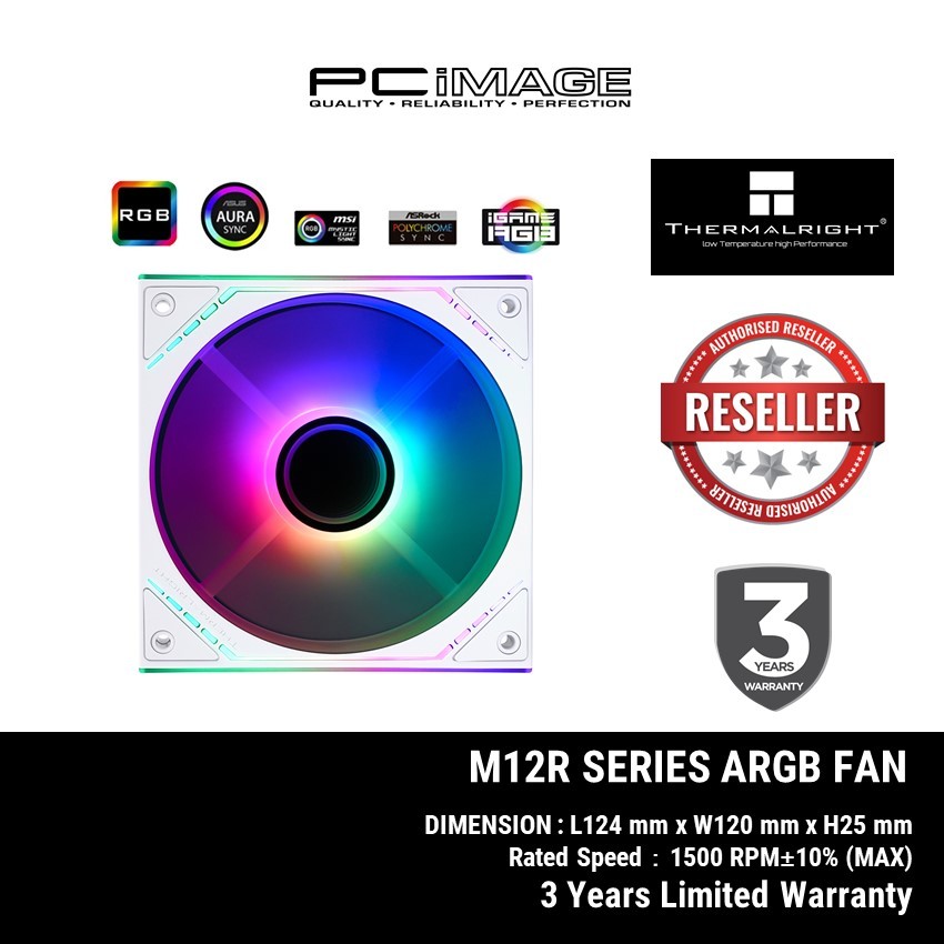 THERMALRIGHT TL-M12-S / TR-TL-M12R-S / TR-TL-M12W-S ARGB CASING FAN ...