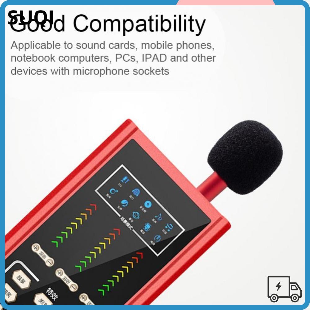 HI-SUQI Mini Microphone, Mic 3.5mm Plug and Play Metal Mini Microphone ...