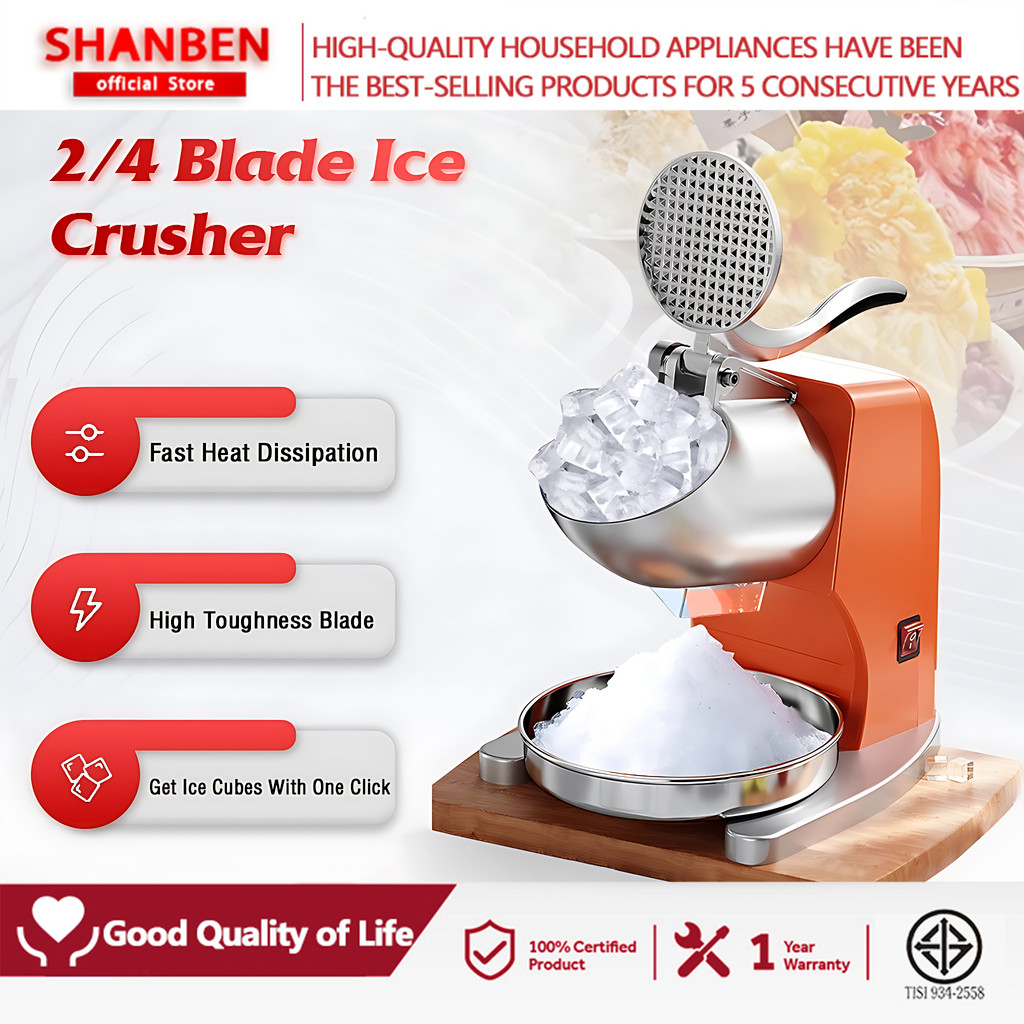 SHANBEN Home Automatic Small Continuous ice machine shave ice machine ...
