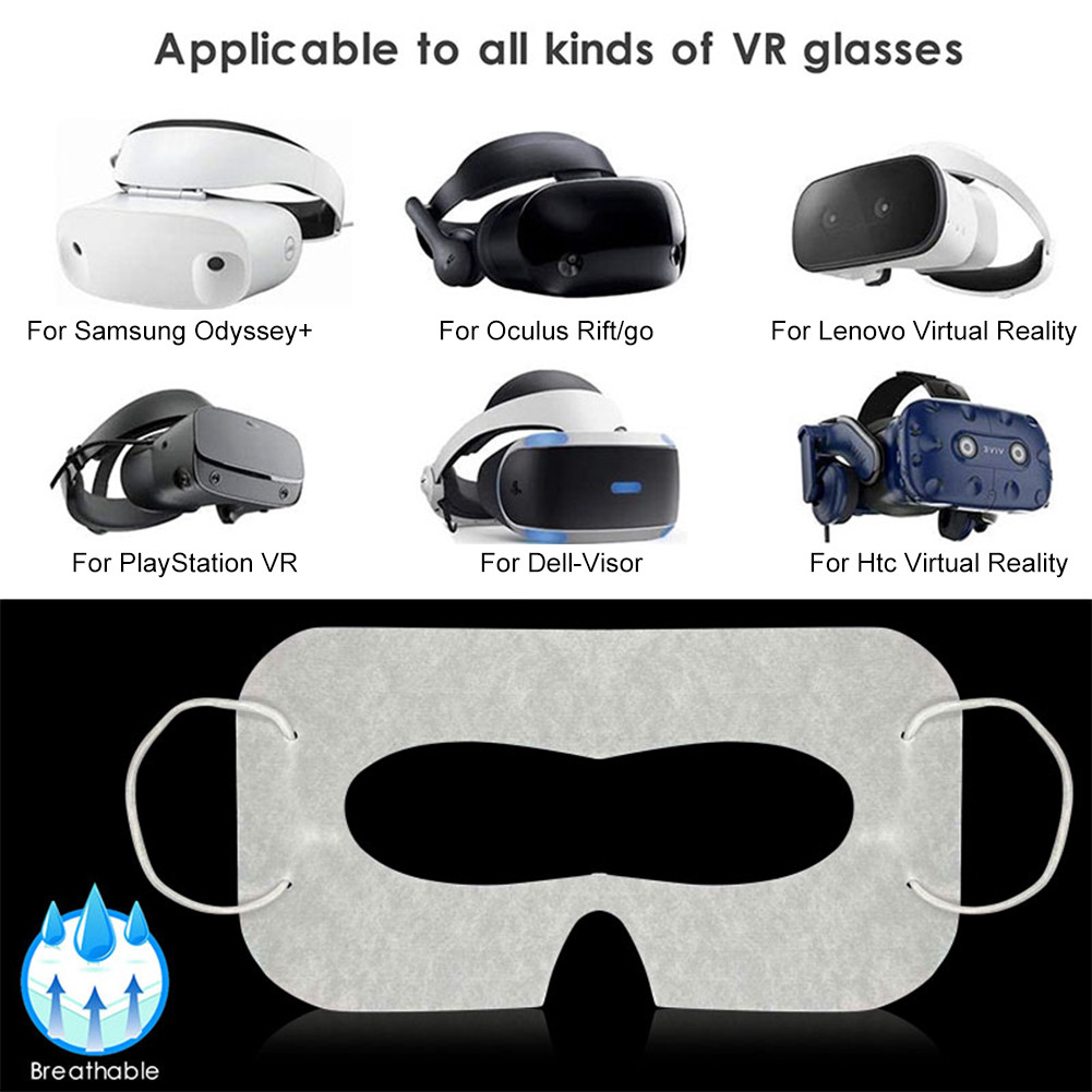 - 100Pcs VR Eye Covers Sweat Guard Virtual Reality Face Mask for Meta ...