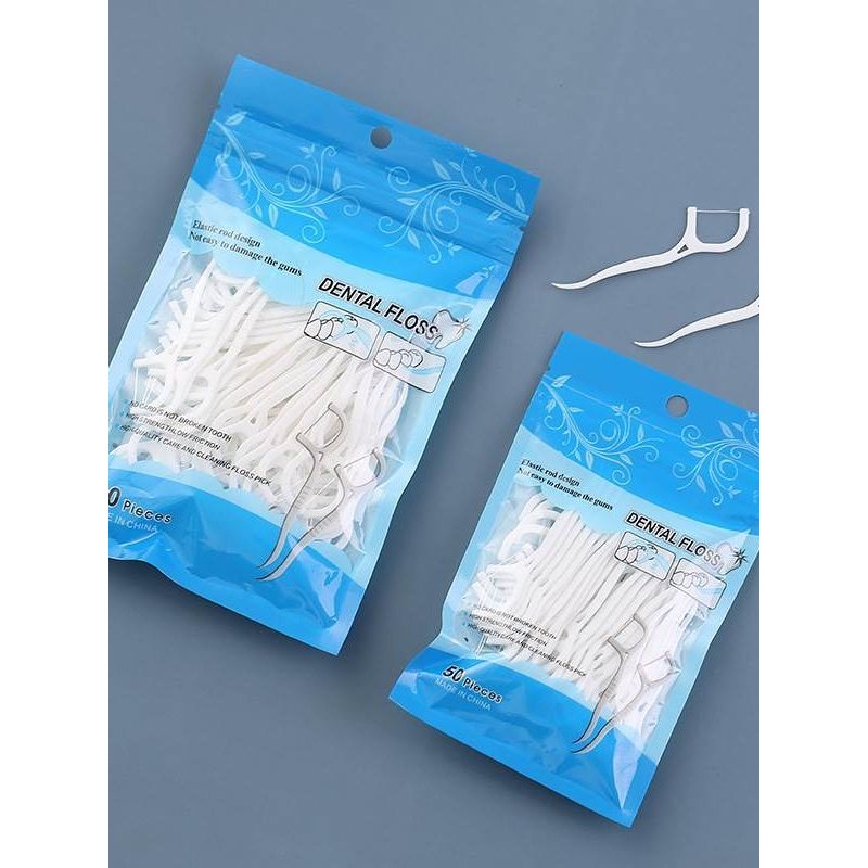 High Tension Dental Floss Picks Portable Arch-shaped Ultra-fine ...