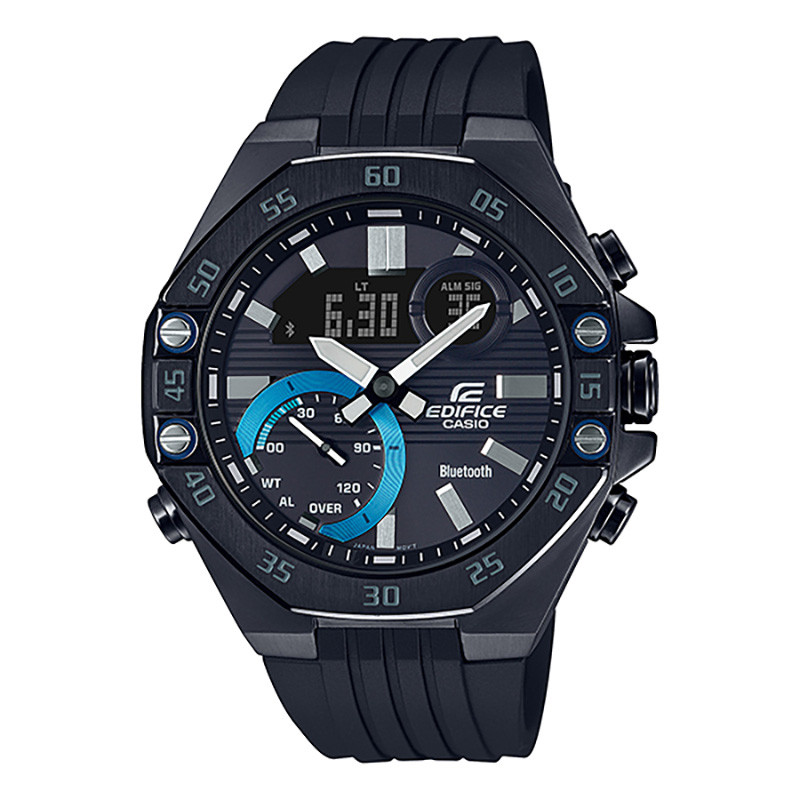Casio Edifice (ECB-10PB-1ADF) Black Resin Strap Bluetooth 100 Meter ...