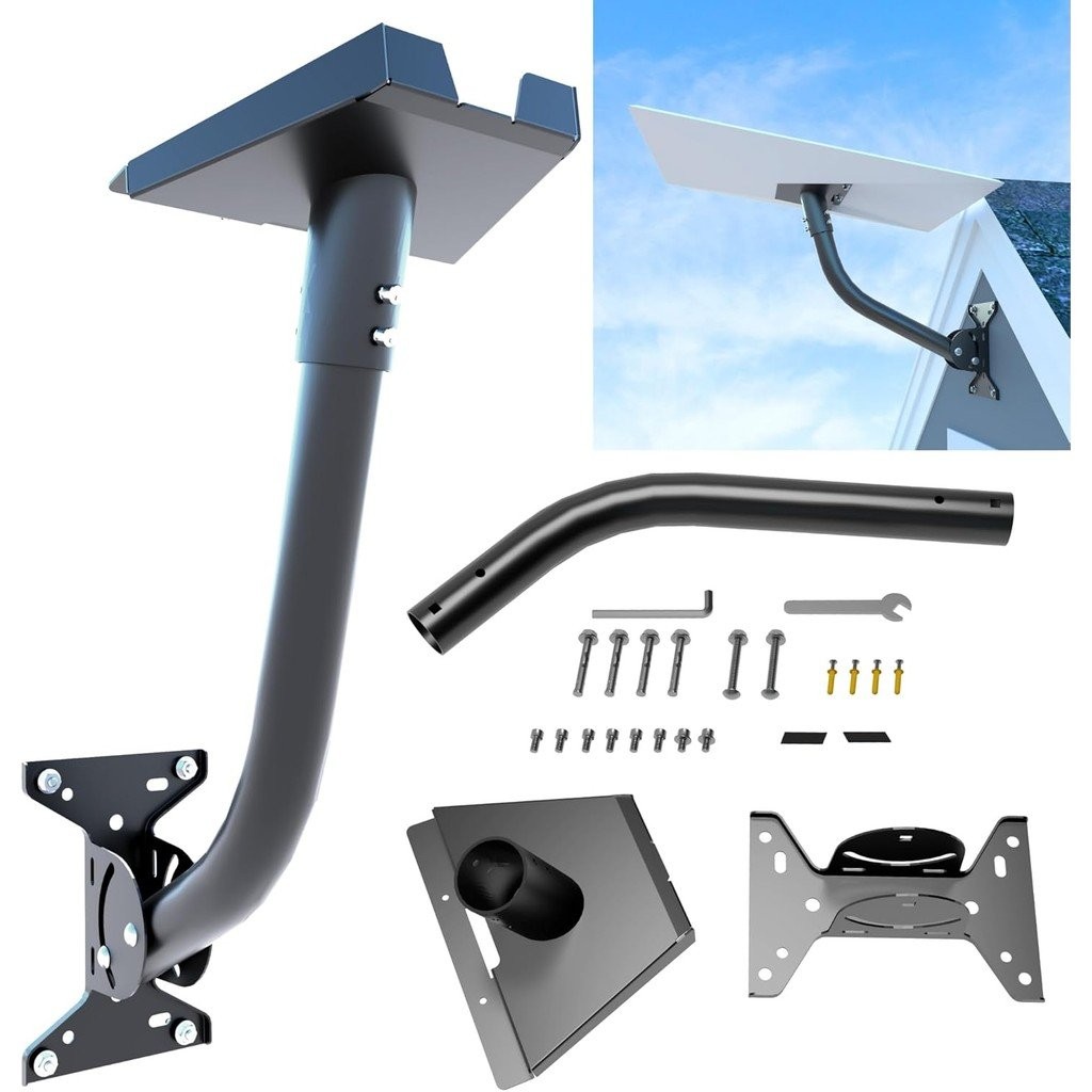 Starlink Gen 3/V4 Wall Mount, Adjustable Starlink Mounting Kit Gen 3 ...
