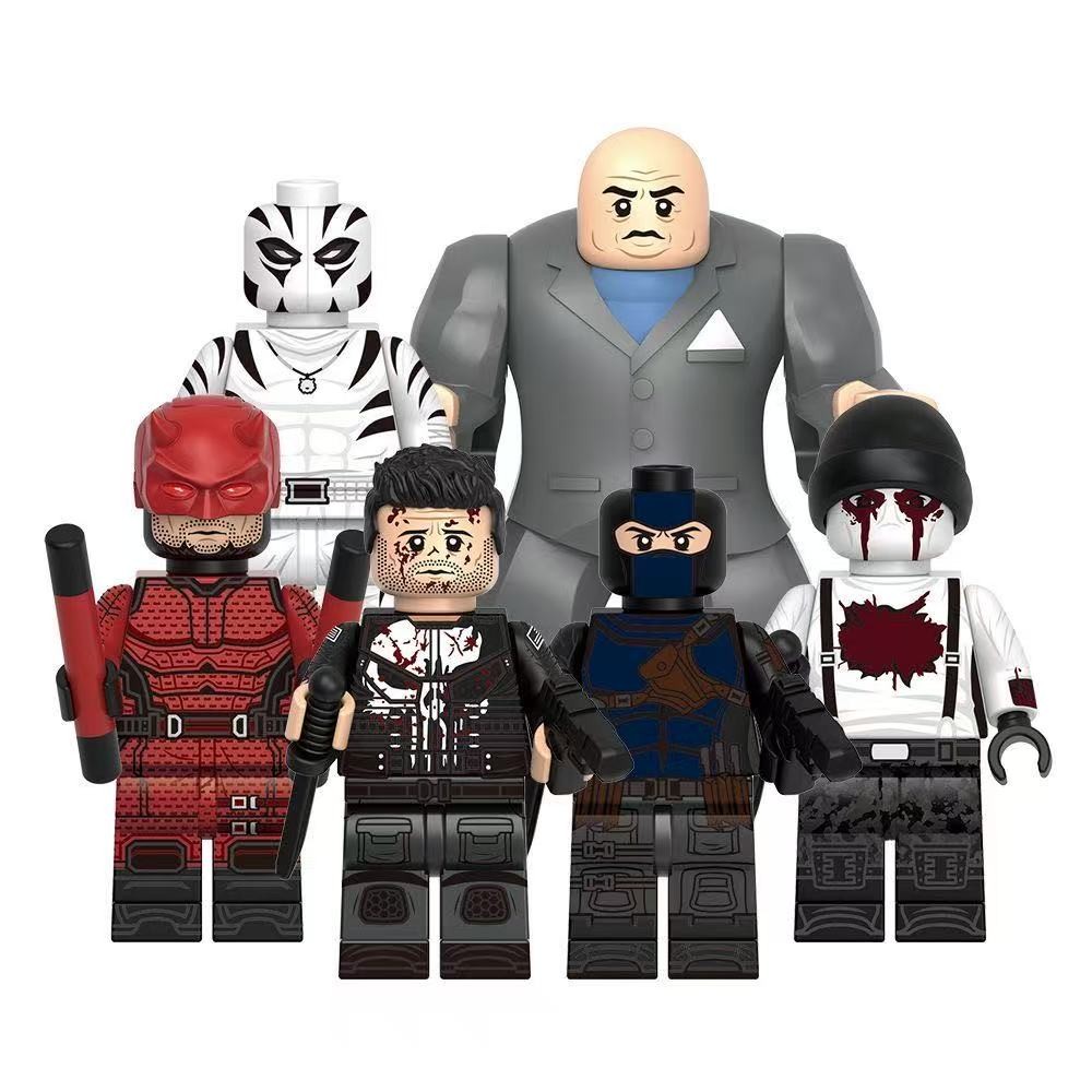 Superhero Action Figure Daredevil Kingpin White Tiger Muse Punisher ...