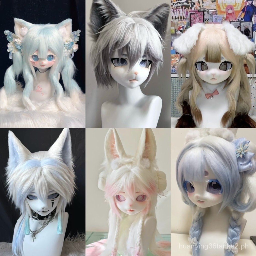Custom Animal Head log Furry Gift Fursuit High-Quality Cute Original ...