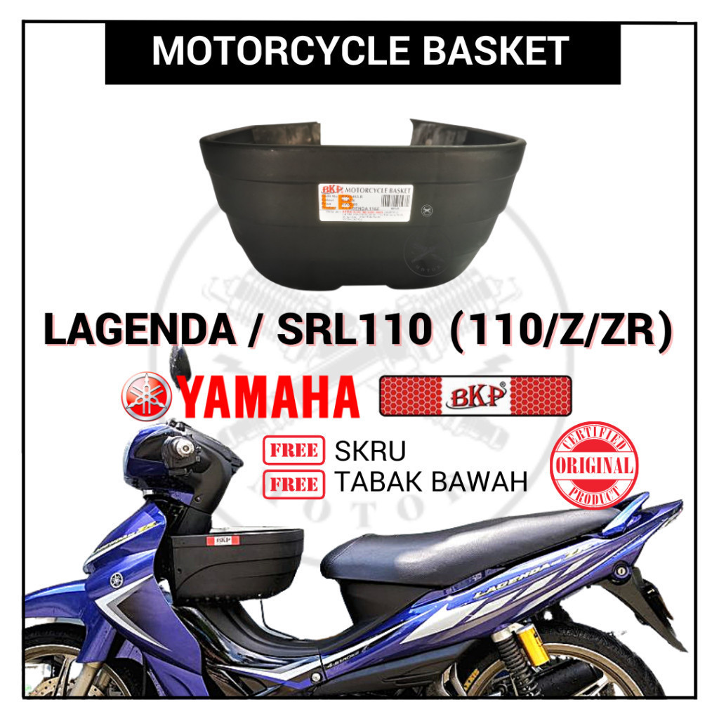 FREE SKRU BKP BASKET YAMAHA SRL110 LAGENDA 110Z 110 110ZR SRL110Z ...