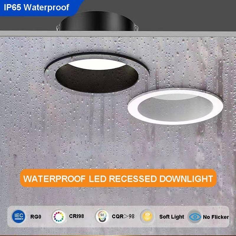 Waterproof Downlight IP65 Bathroom Anti Fog 7W 12W Kitchen Balcony ...