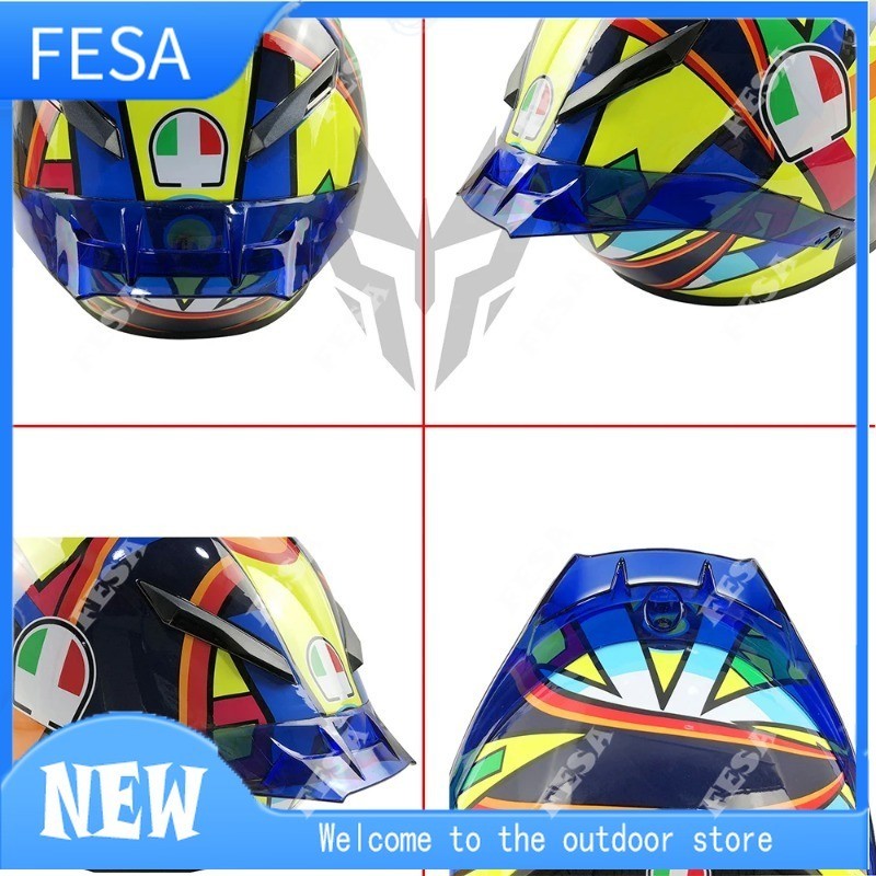 Helmet Accessories Colorful Spoiler for AGV Pista GP R/GP RR Full Face ...