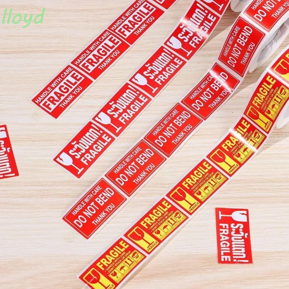 LLOYD1 250Pcs/Roll Fragile Warning Label Stickers, Please Handle Care ...